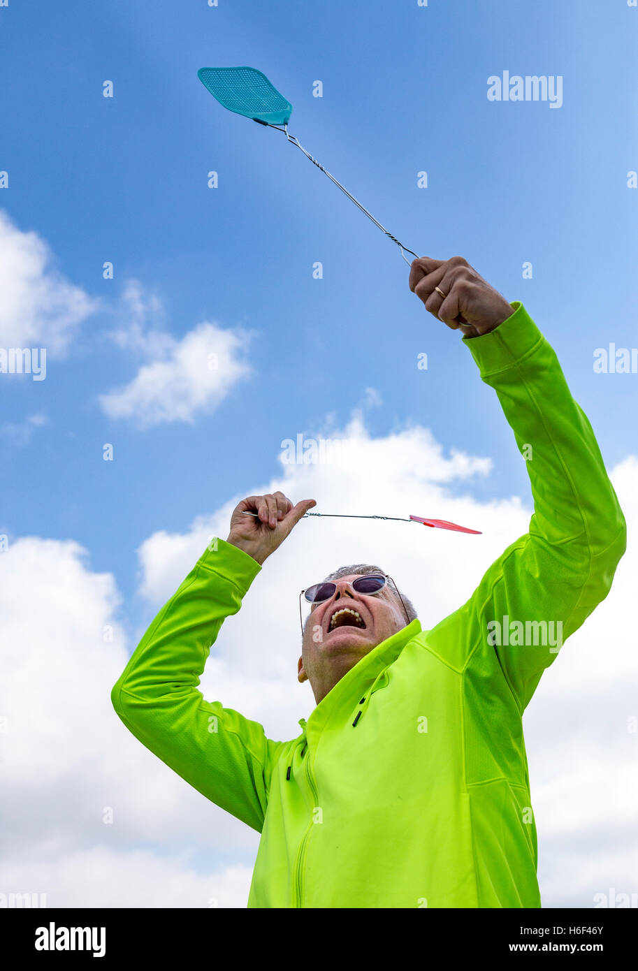 Fly swat man hi-res stock photography and images - Alamy