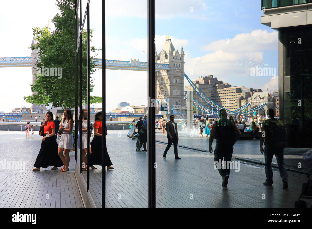 Tower bridge unusual view hi-res stock photography and images - Alamy
