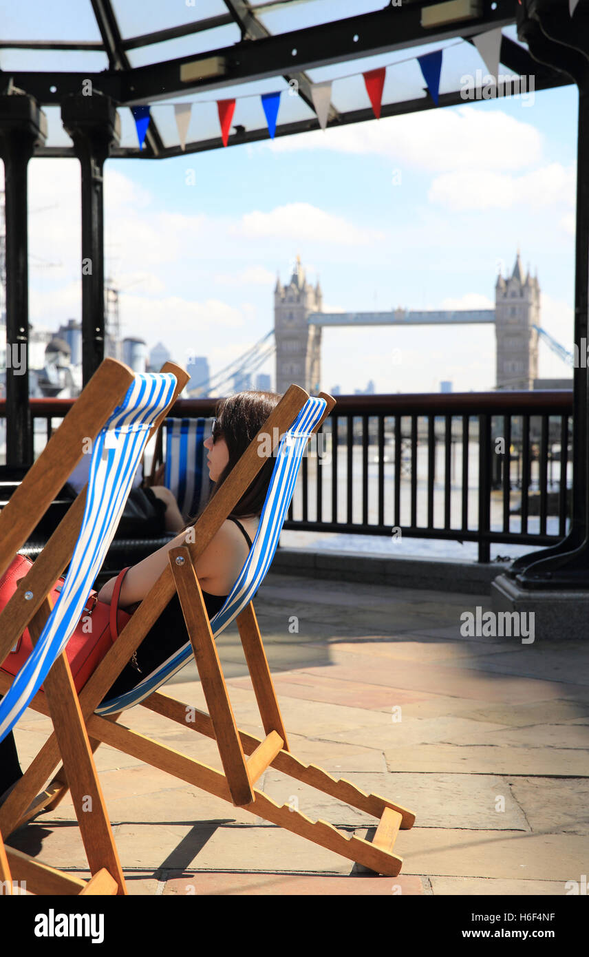 Girl Sunbathing On The Chairs High Resolution Stock Photography and ...