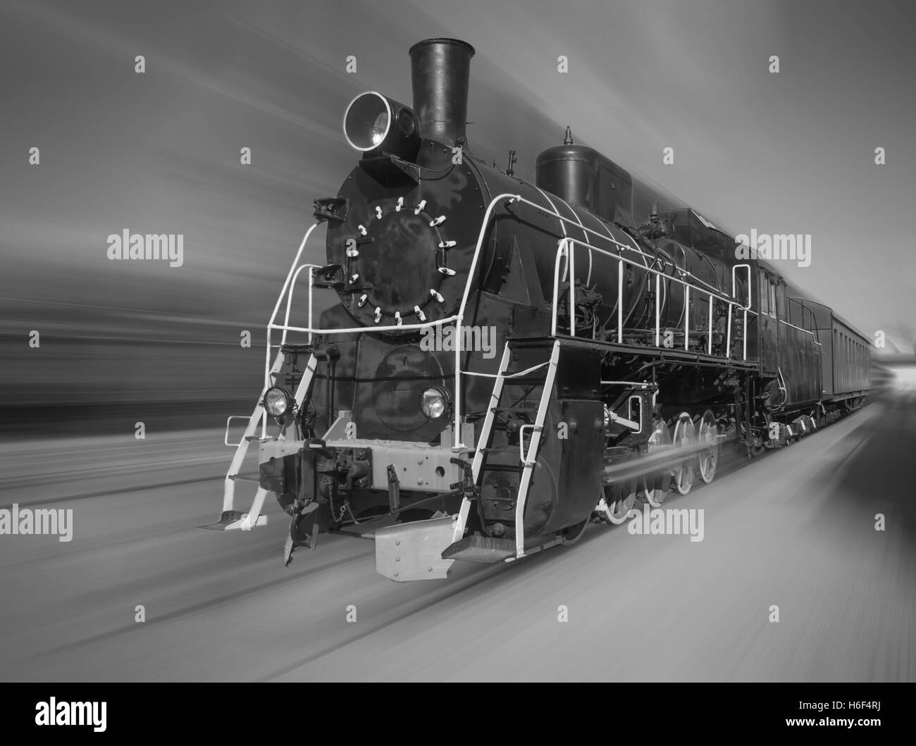 The old steam locomotive manufacture of the USSR Stock Photo - Alamy