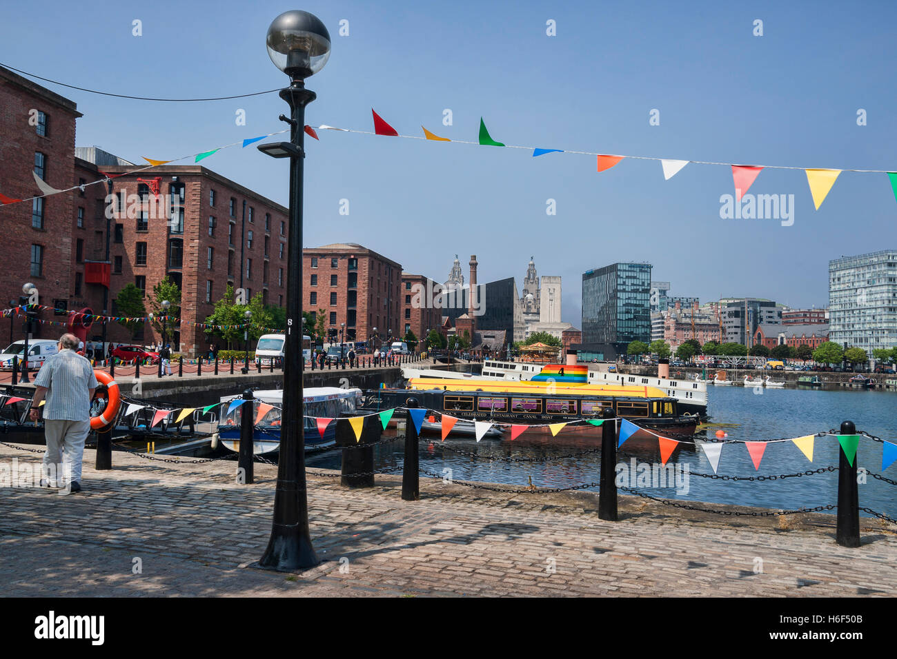 Albert Dock area, city centre, Liverpool, Merseyside, England; UK Stock ...
