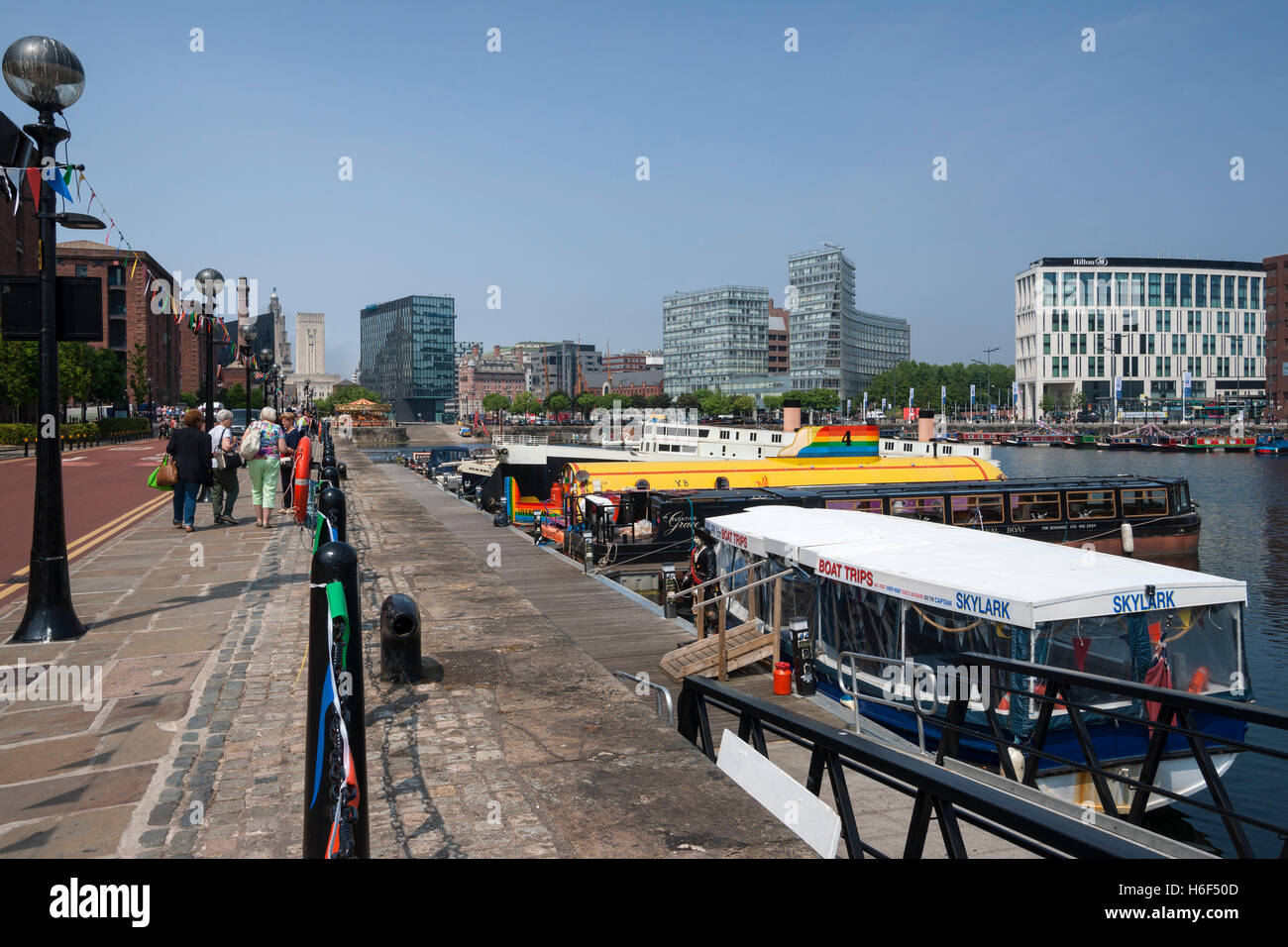 Albert Dock area, city centre, Liverpool, Merseyside, England; UK Stock ...