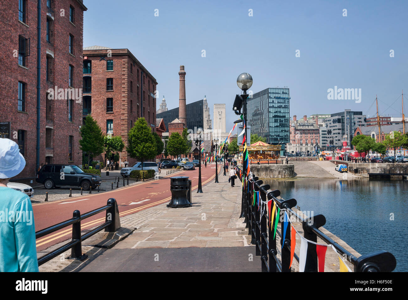Albert Dock area, city centre, Liverpool, Merseyside, England; UK Stock ...