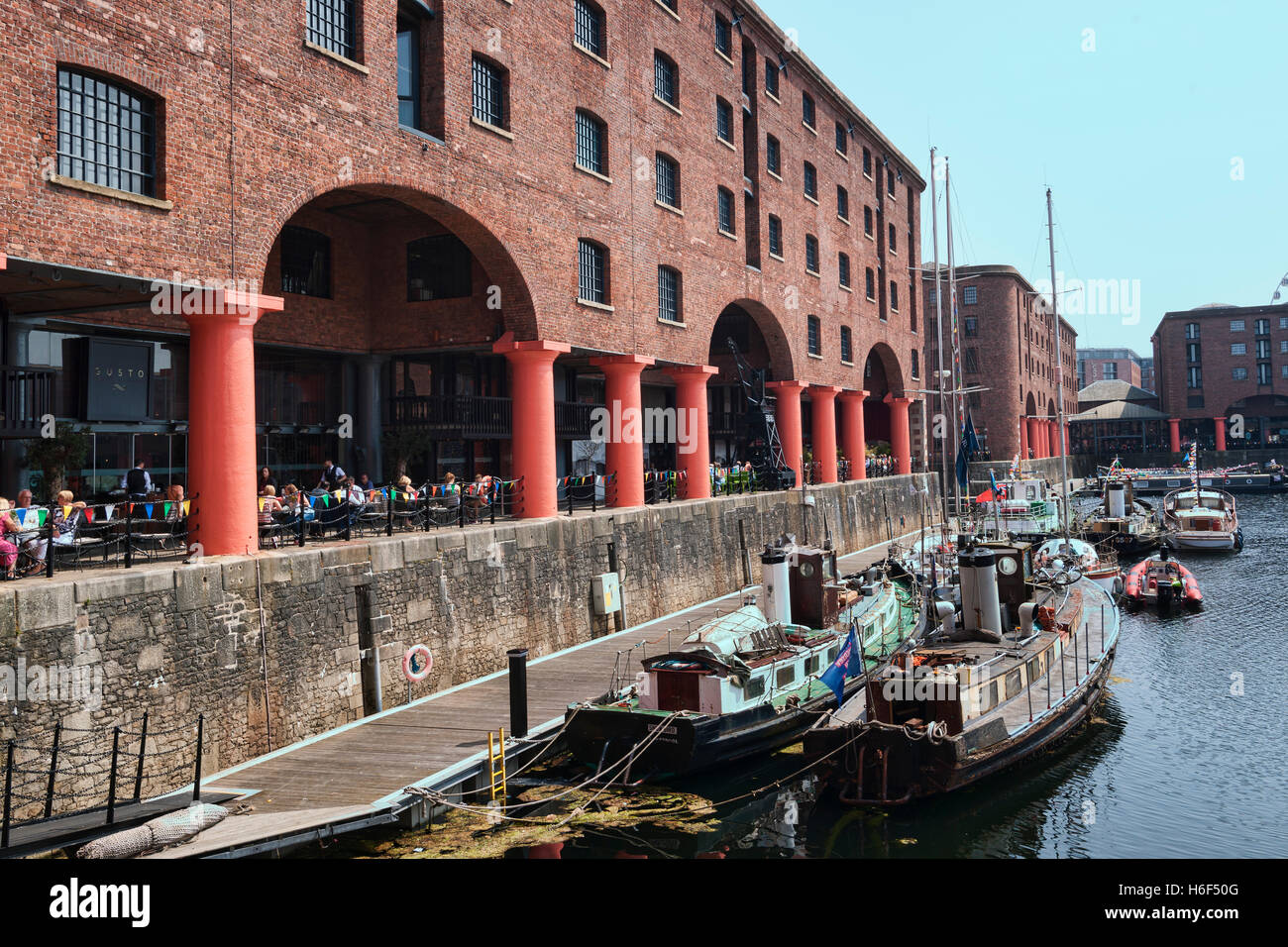 Albert Dock area, city centre, Liverpool, Merseyside, England; UK Stock ...