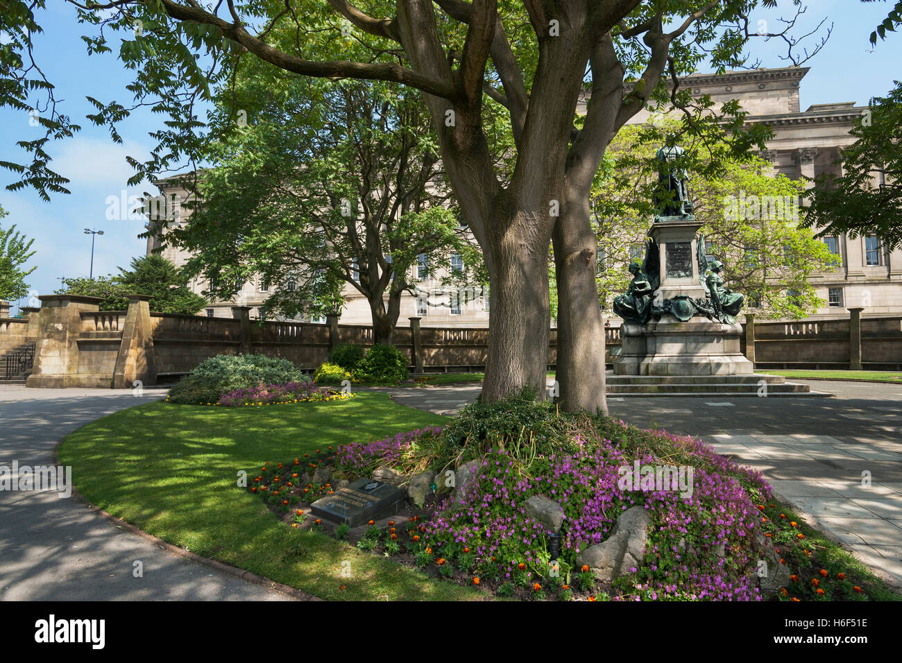 St John's Gardens, Liverpool, Merseyside, England; UK Stock Photo - Alamy