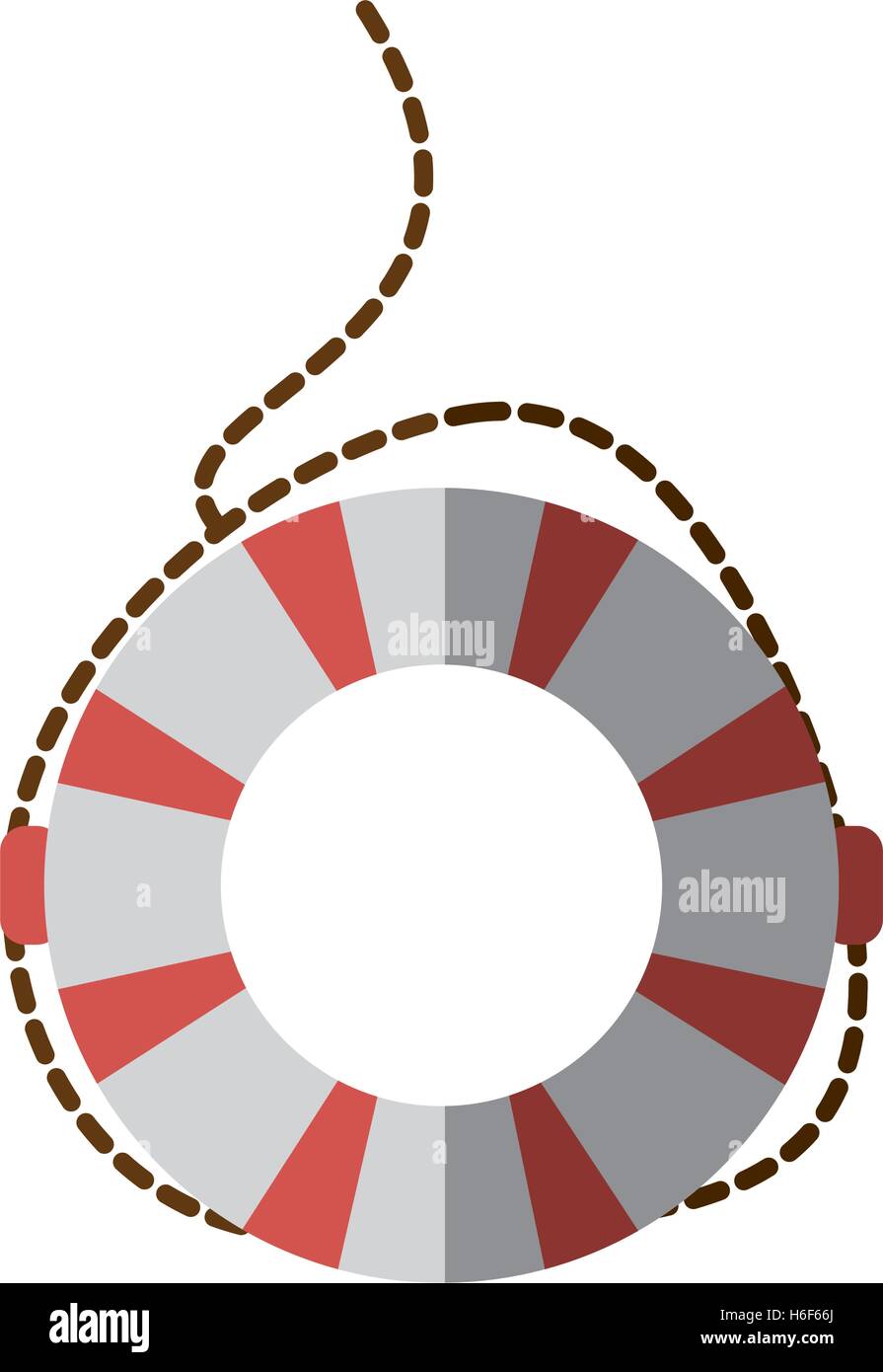 float lifeguard isolated icon vector illustration design Stock Vector ...