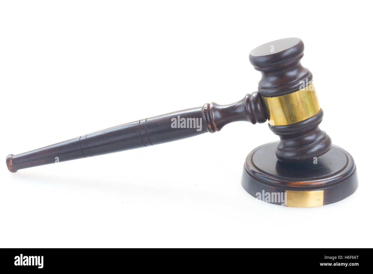 Wooden Law Gavel Stock Photo - Alamy