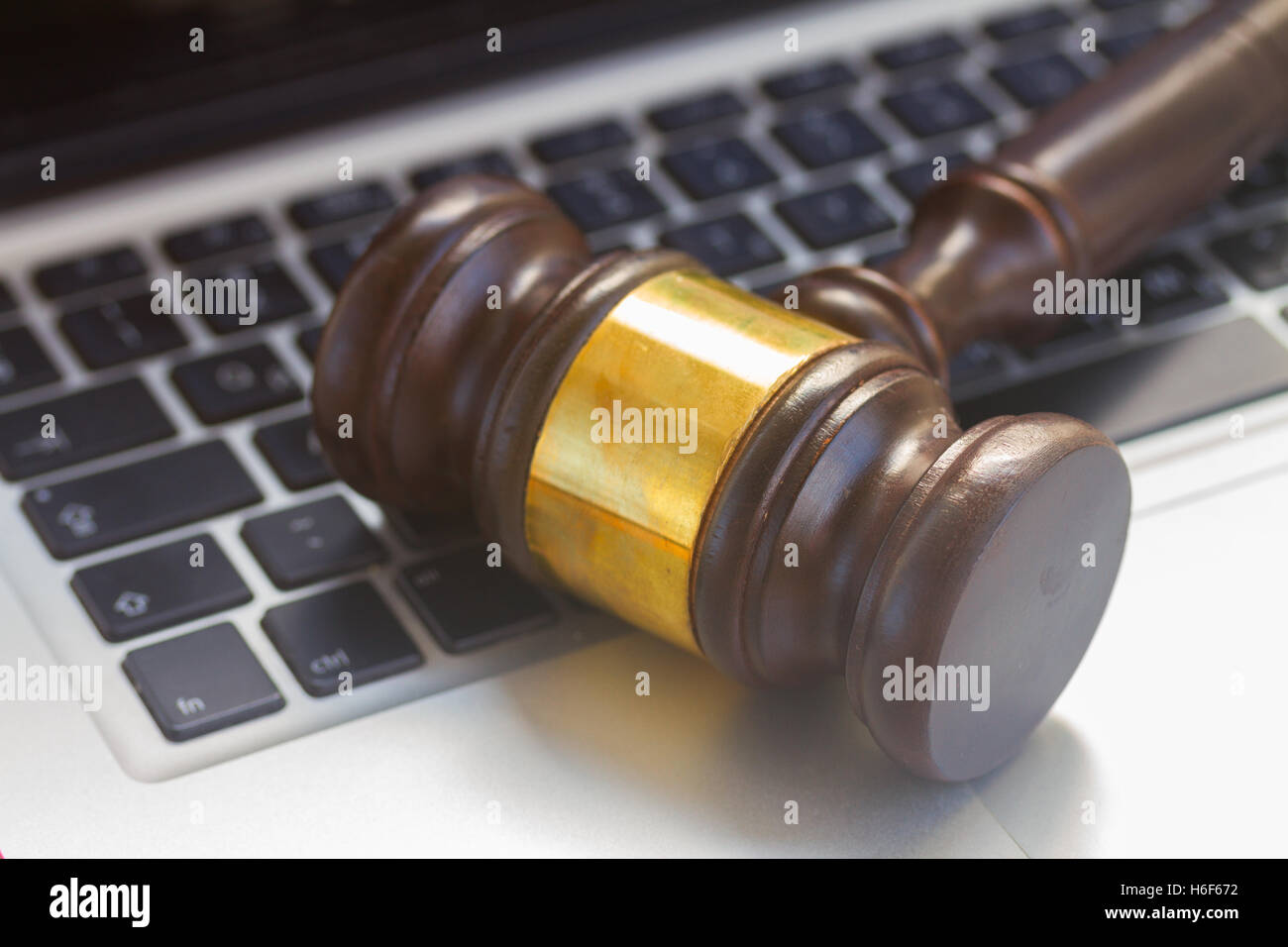 Wooden law gawel Stock Photo - Alamy