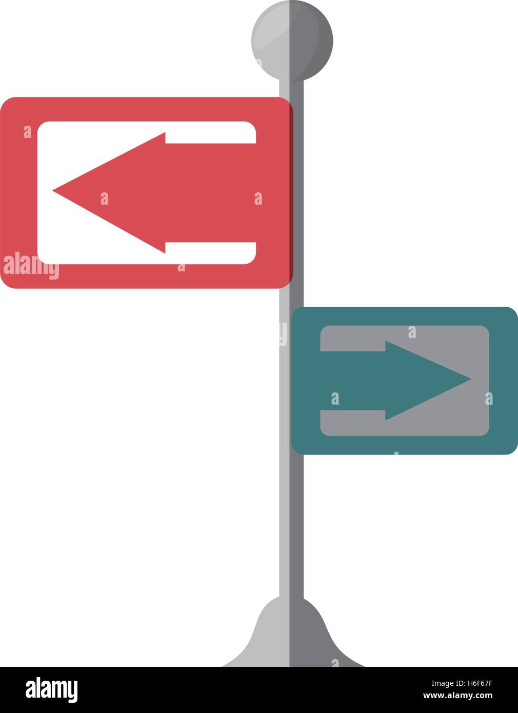 arrows guide way isolated icon vector illustration design Stock Vector ...