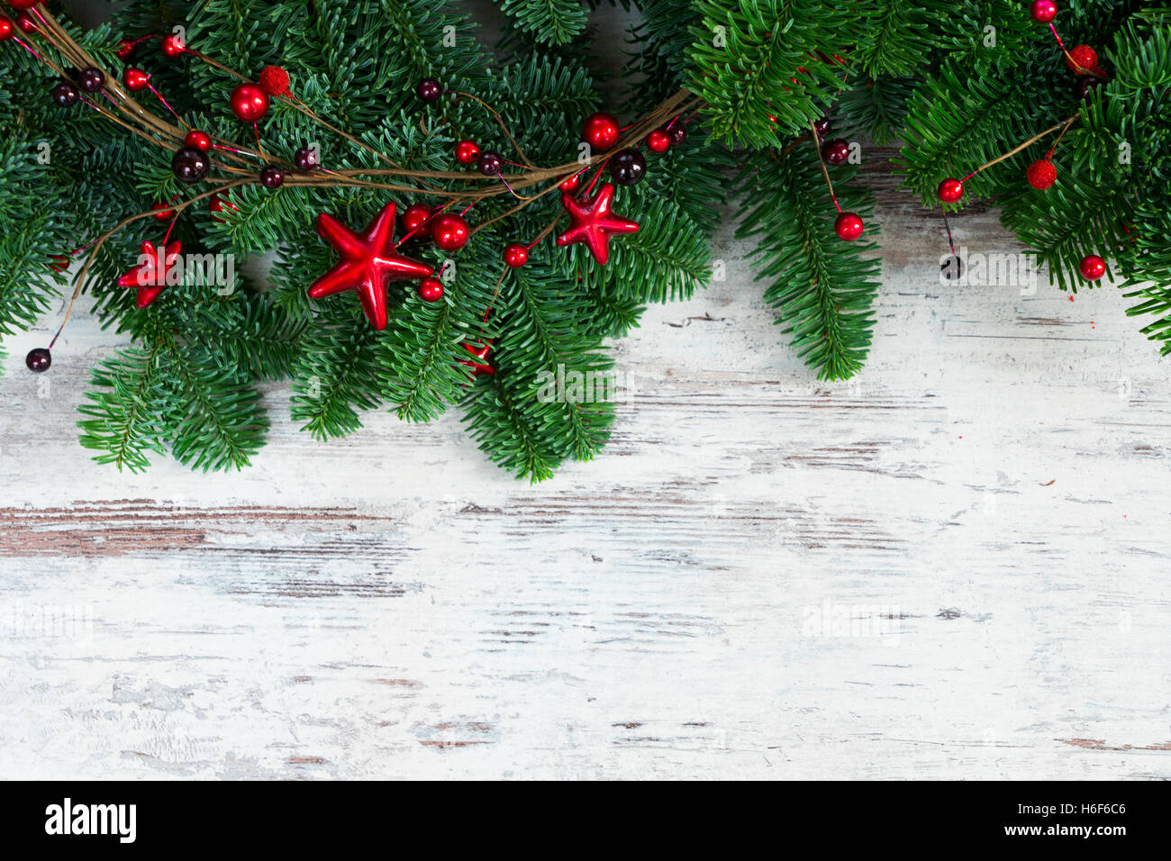 christmas fresh evergreen tree branches Stock Photo - Alamy
