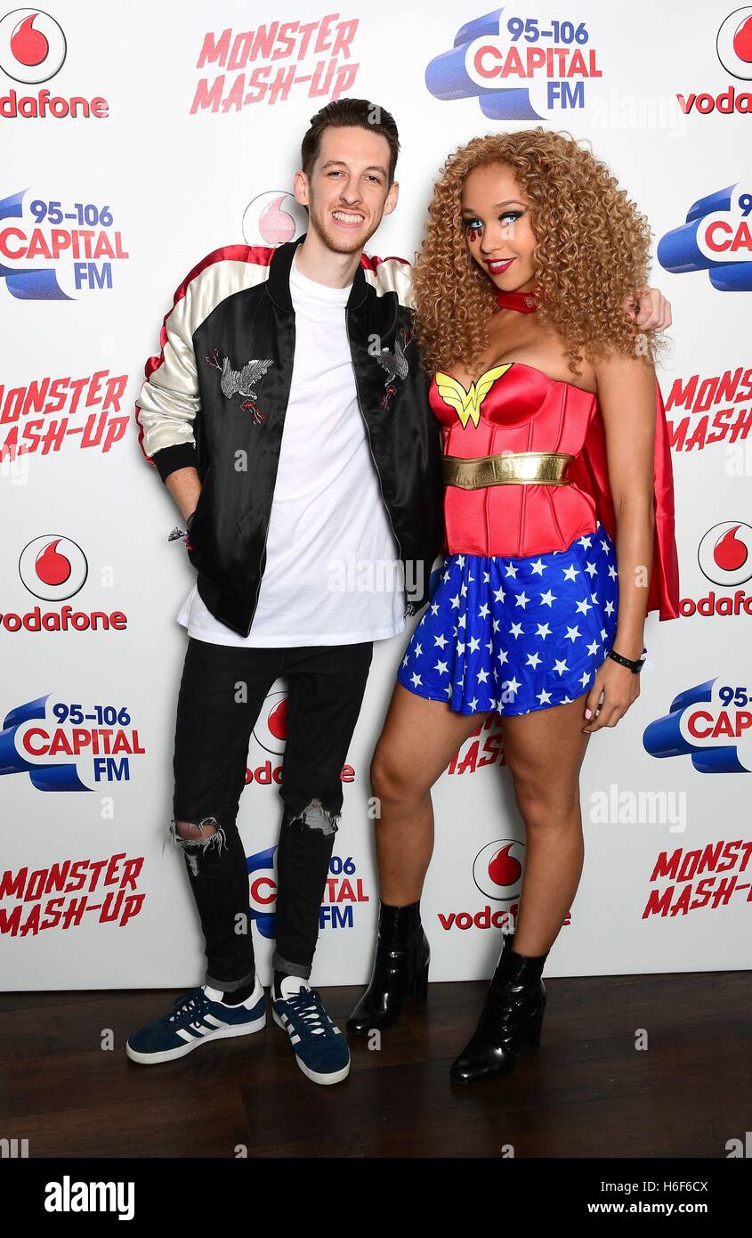 Sigala and Imani Williams attending Capital's Monster Mash-Up with ...