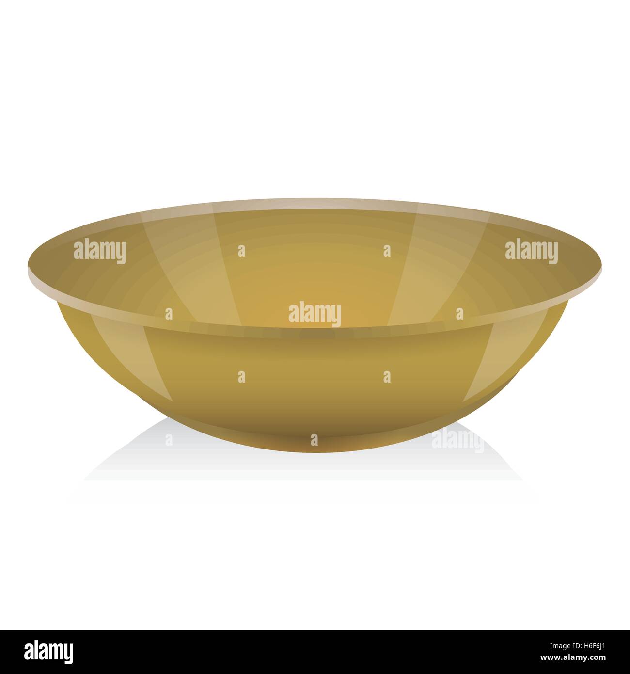 Empty soup bowl plate Stock Vector Images - Alamy