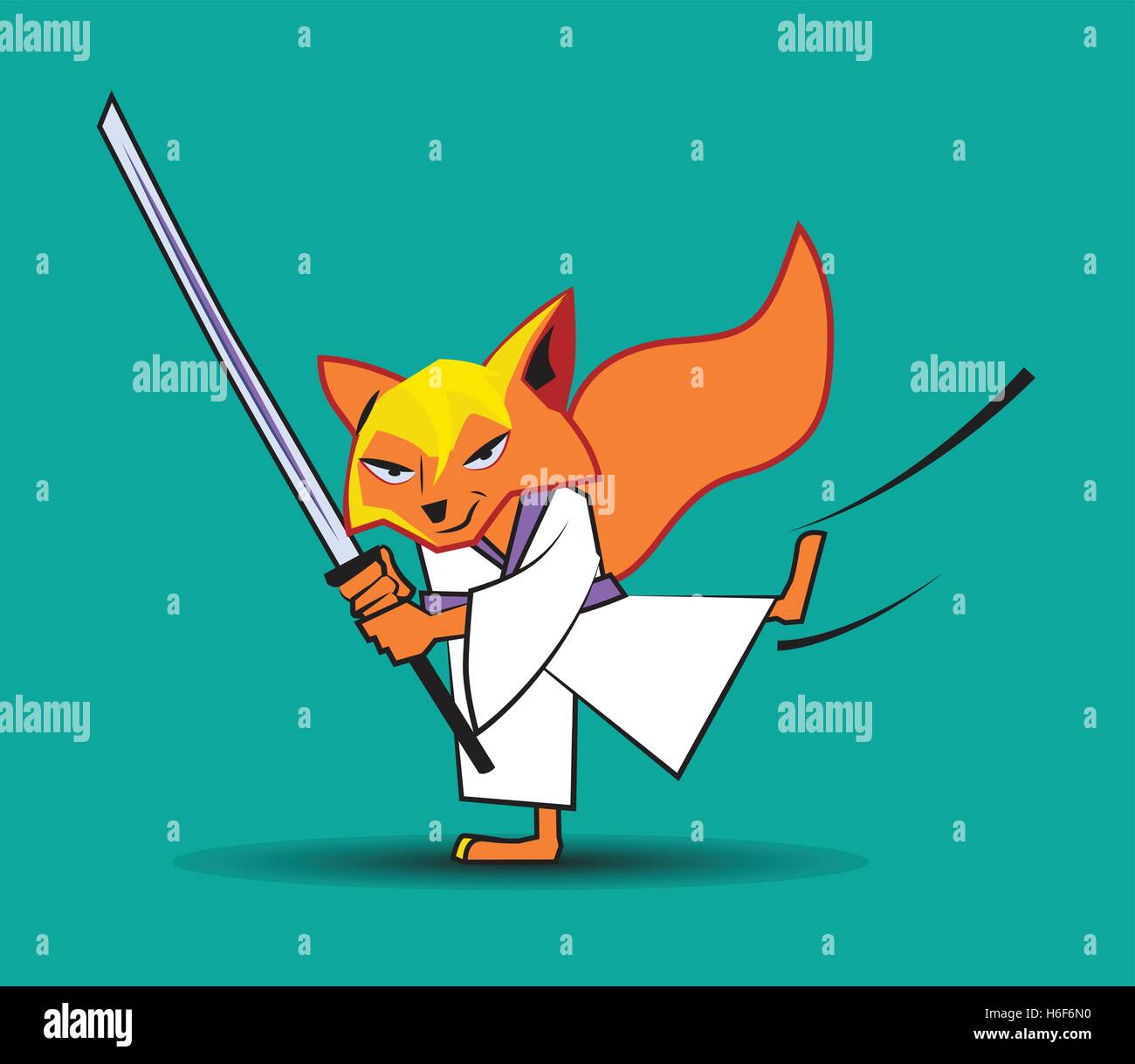 Male Kitsune Ninja