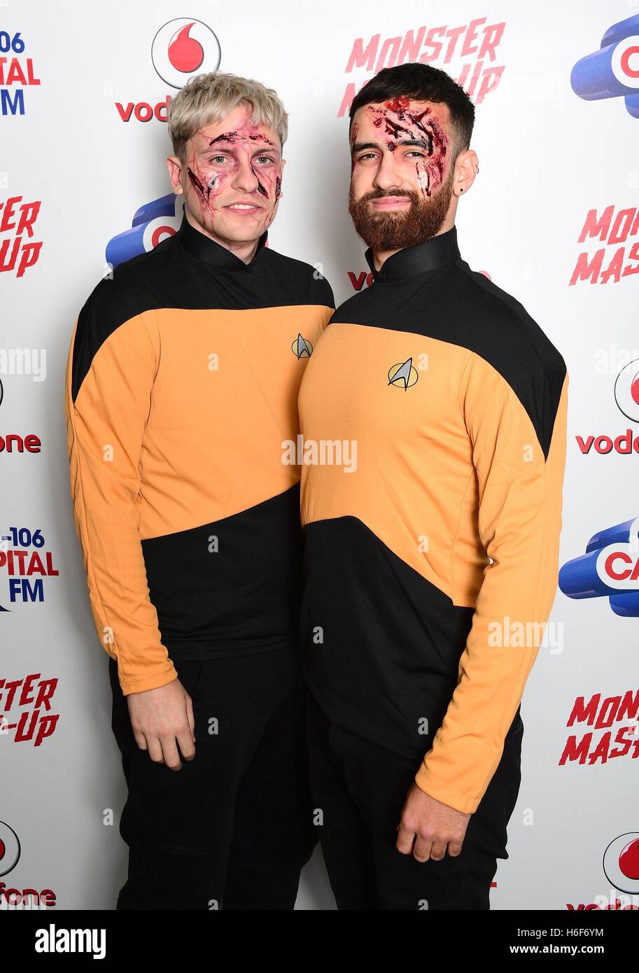 Adam and Jacob of BLONDE attending Capital's Monster Mash-Up with ...