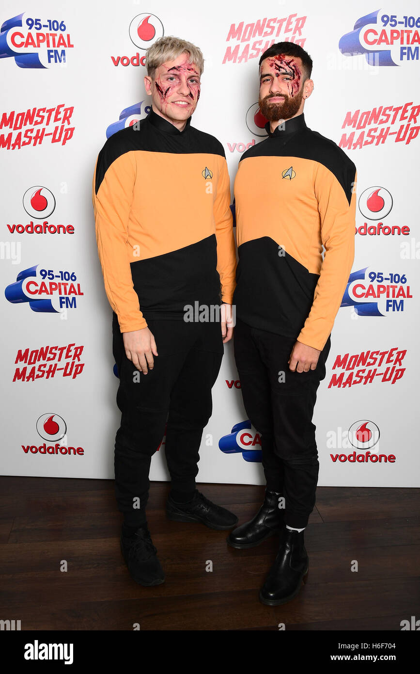 Adam and Jacob of BLONDE attending Capital's Monster Mash-Up with ...