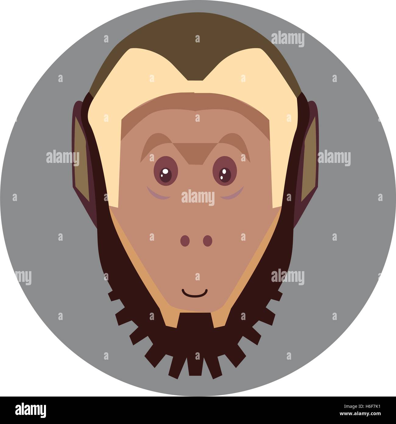 Capuchin Monkey Illustration Stock Vector Image & Art - Alamy