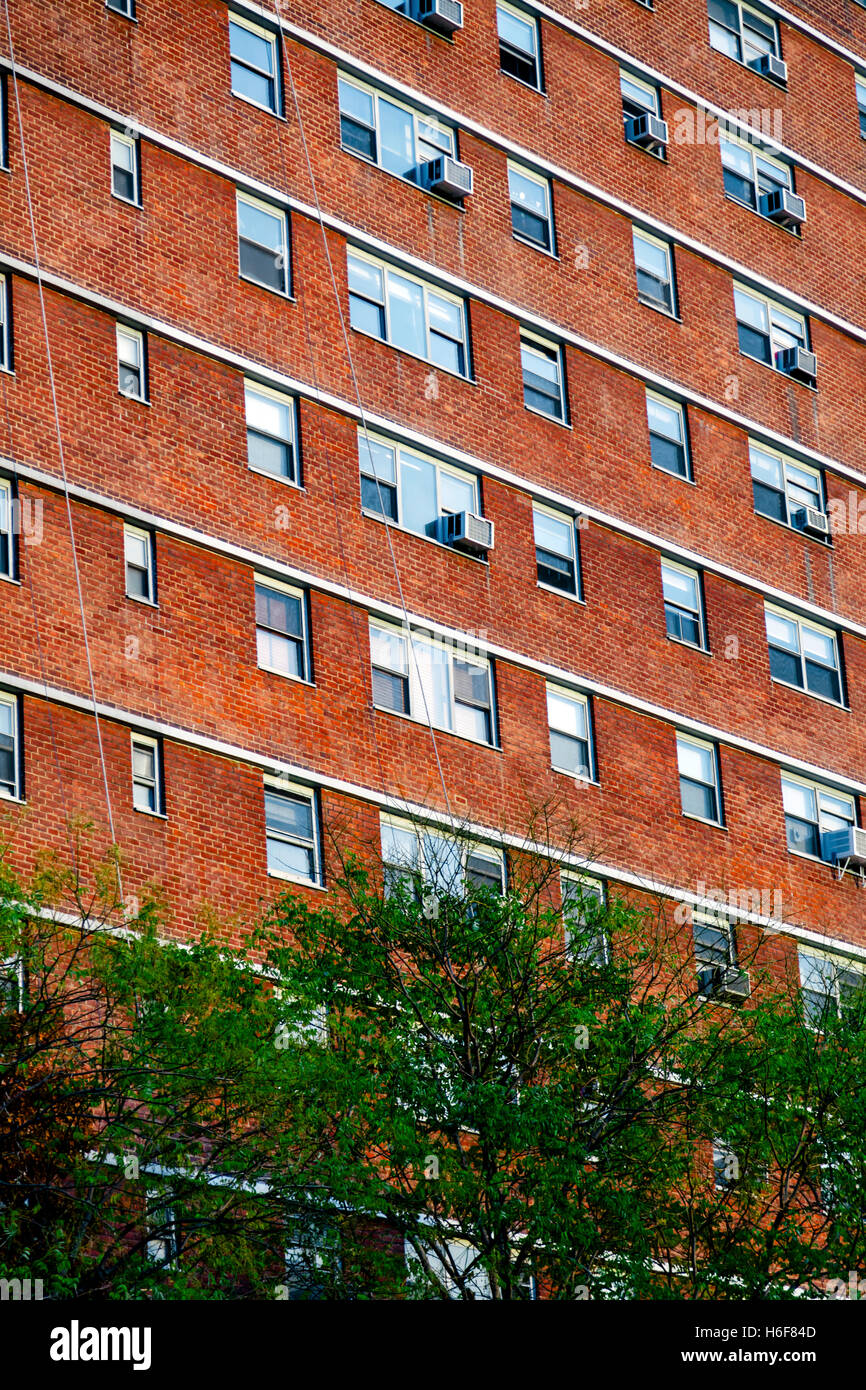 Cluster of high rise apartment building's windows Stock Photo - Alamy
