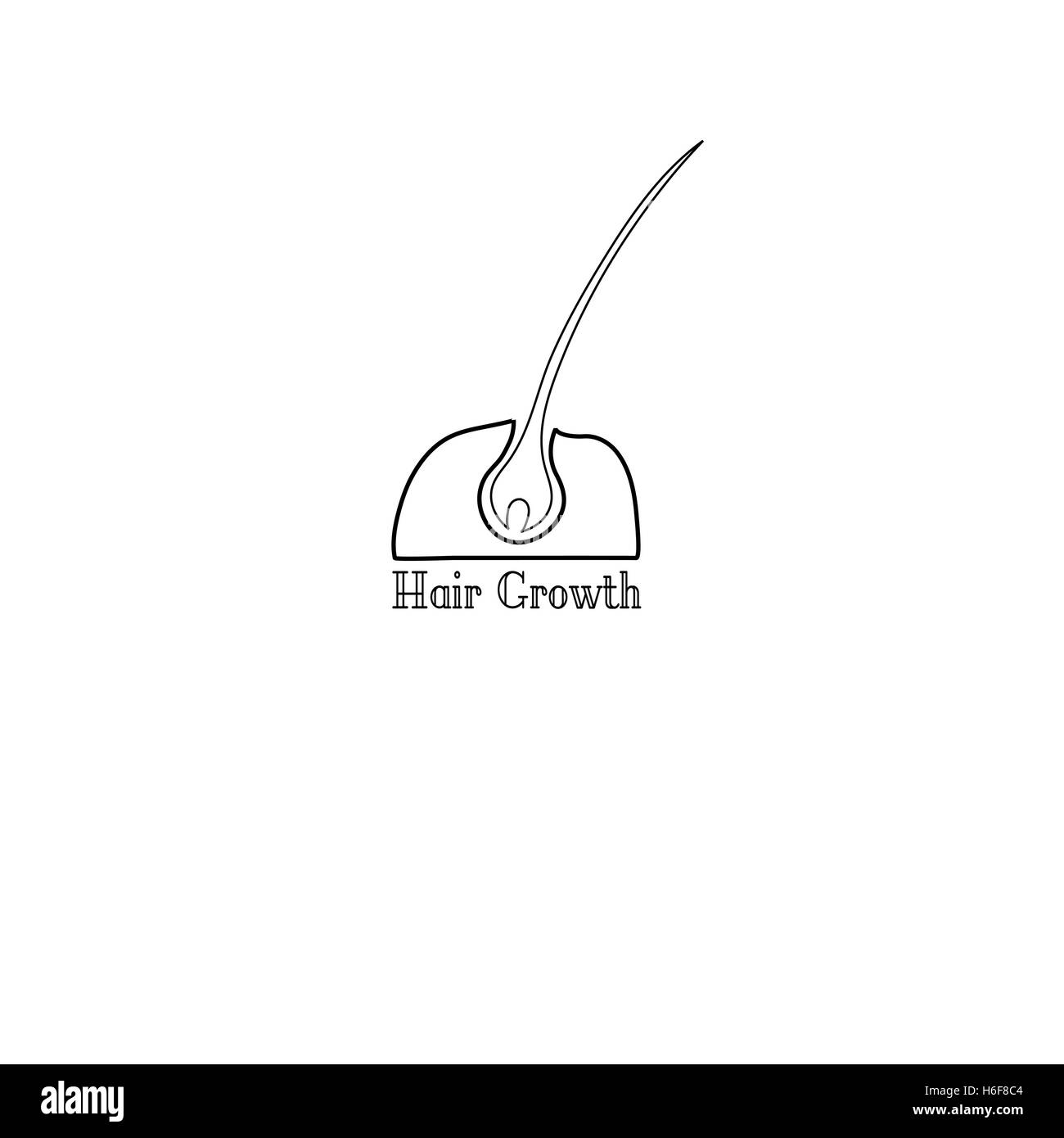 Vector structure of hair color graphics on a white background Stock ...