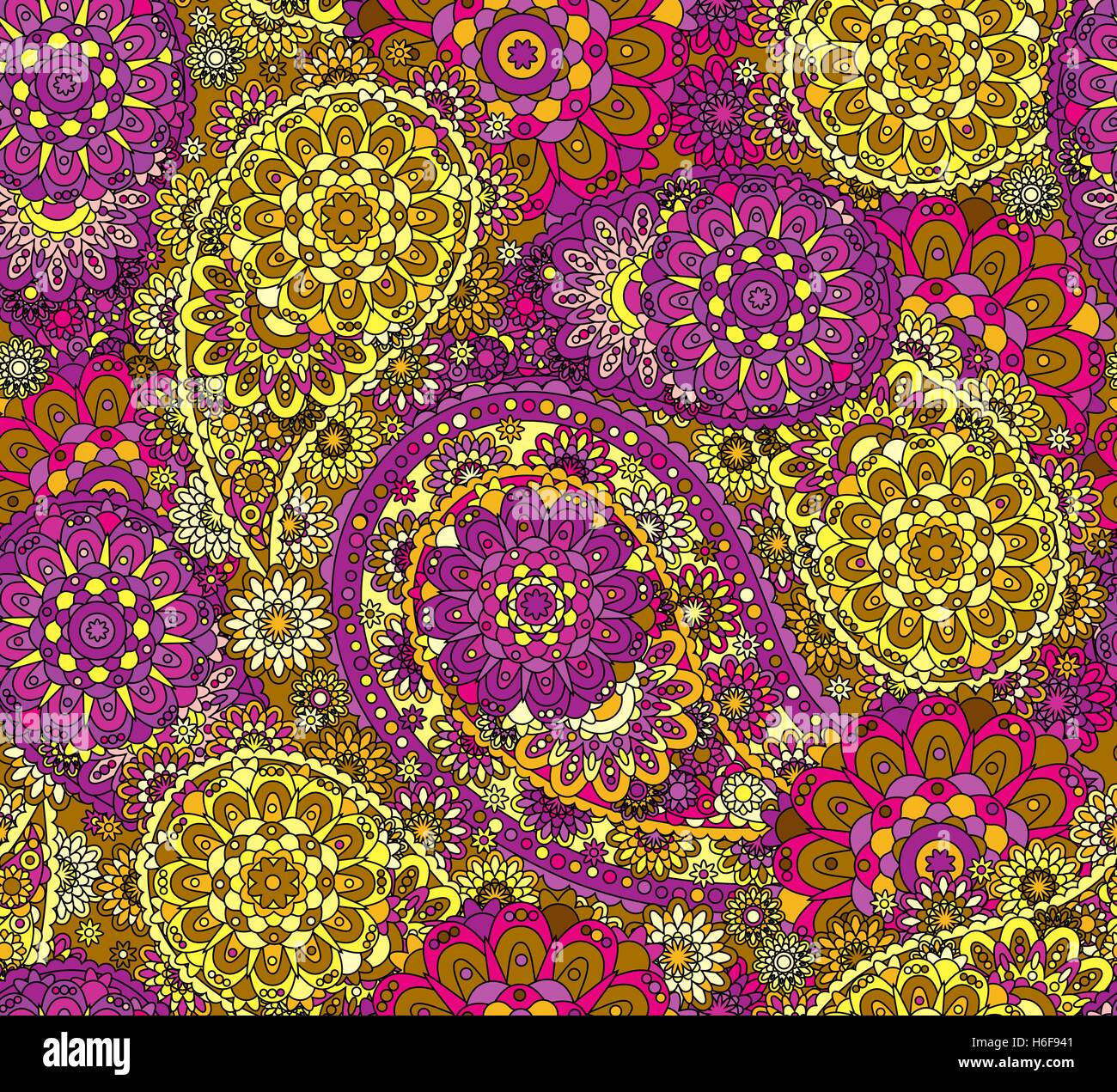 India ornament paisley and mehndi designs Stock Vector Image & Art - Alamy