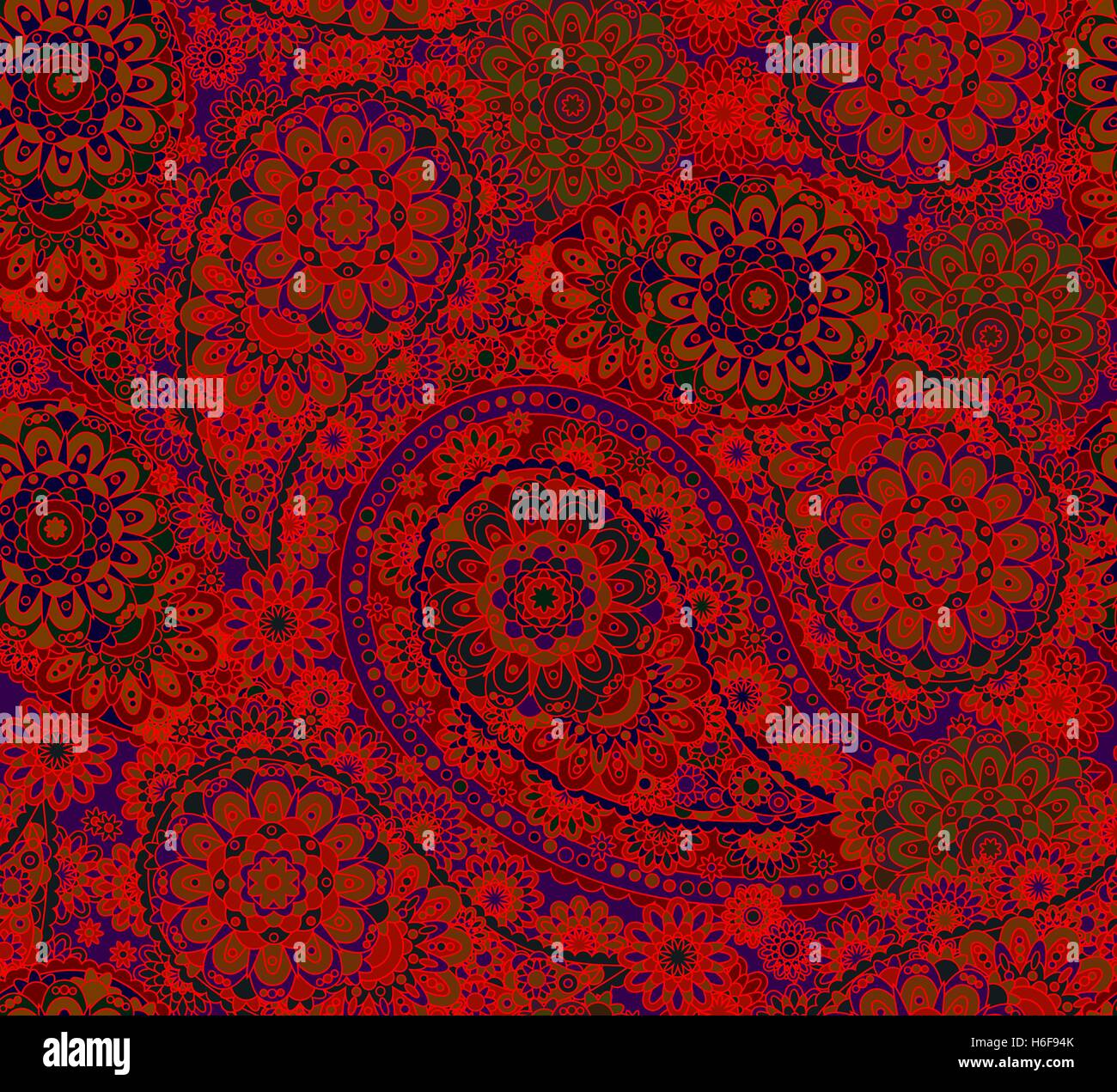 India ornament paisley and mehndi designs Stock Vector Image & Art - Alamy