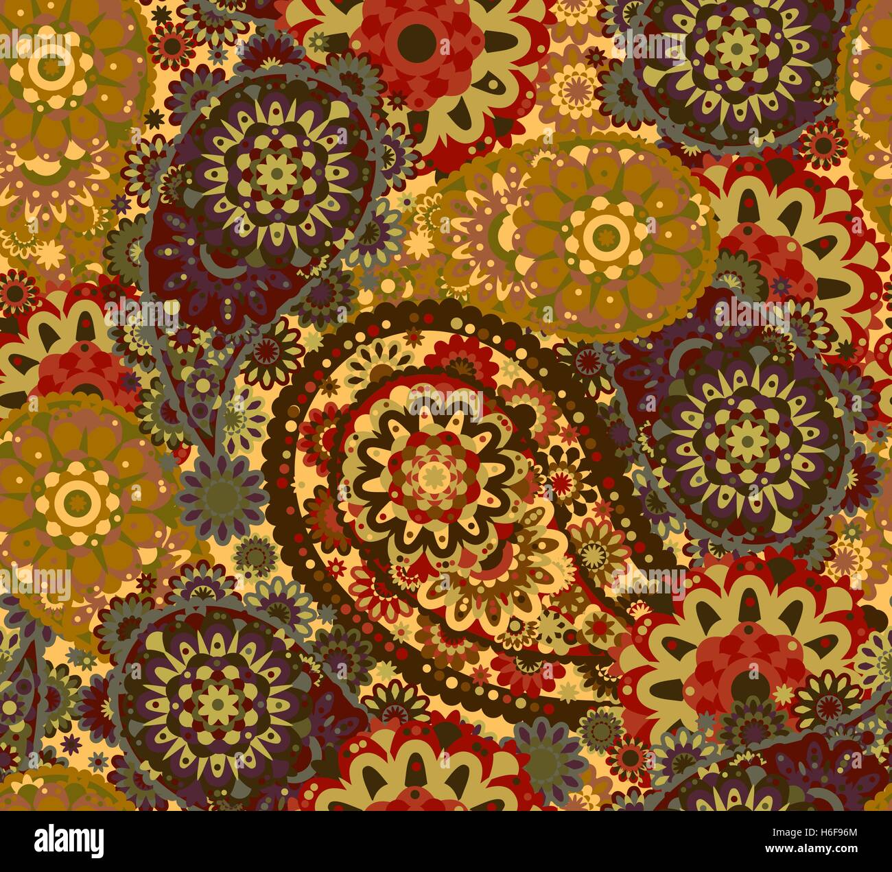 India ornament paisley and mehndi designs Stock Vector Image & Art - Alamy