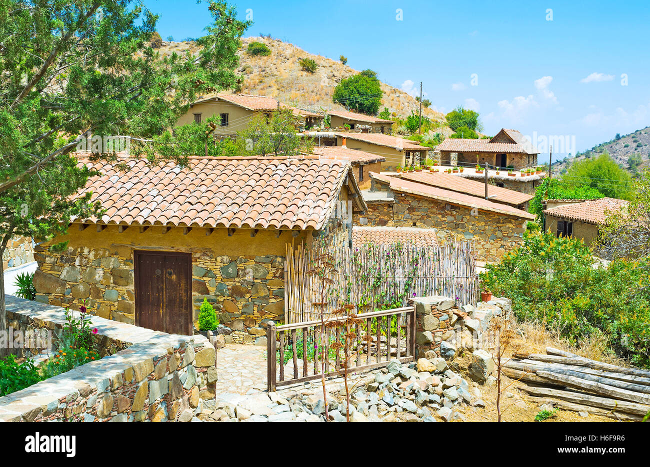 The old traditional village nowadays is uninhabited and functions as ...