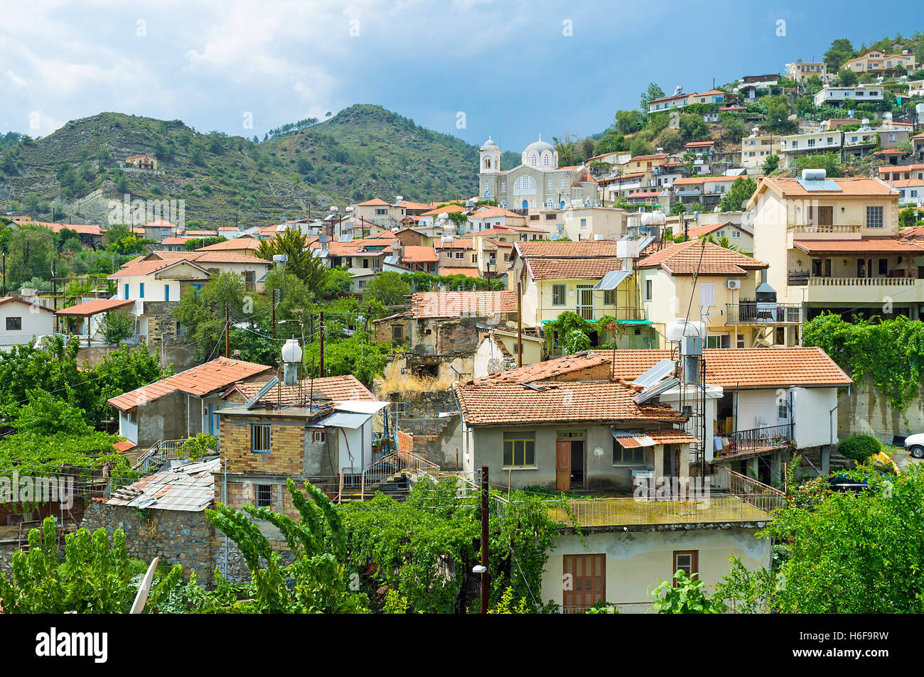 The Agros village located in Troodos district and boasts amazing views ...