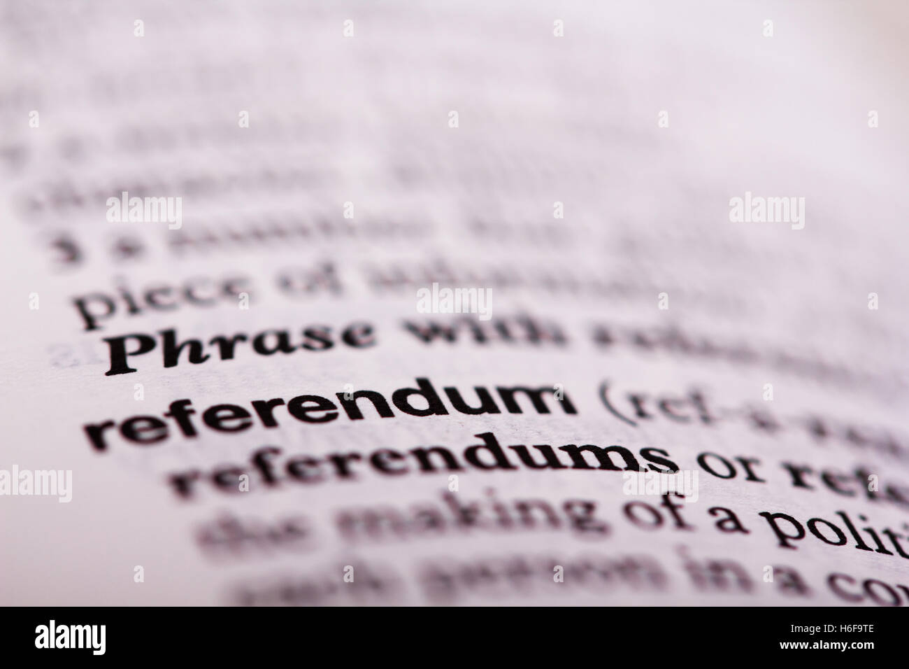 Close up of a page in a dictionary Stock Photo - Alamy