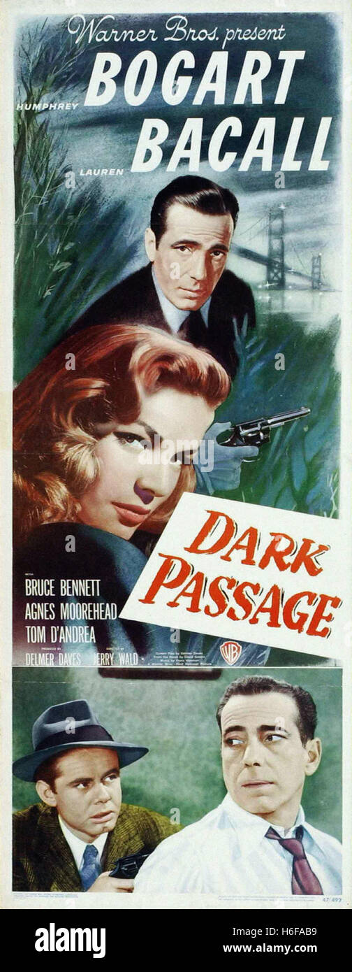 Dark Passage - Movie Poster Stock Photo - Alamy