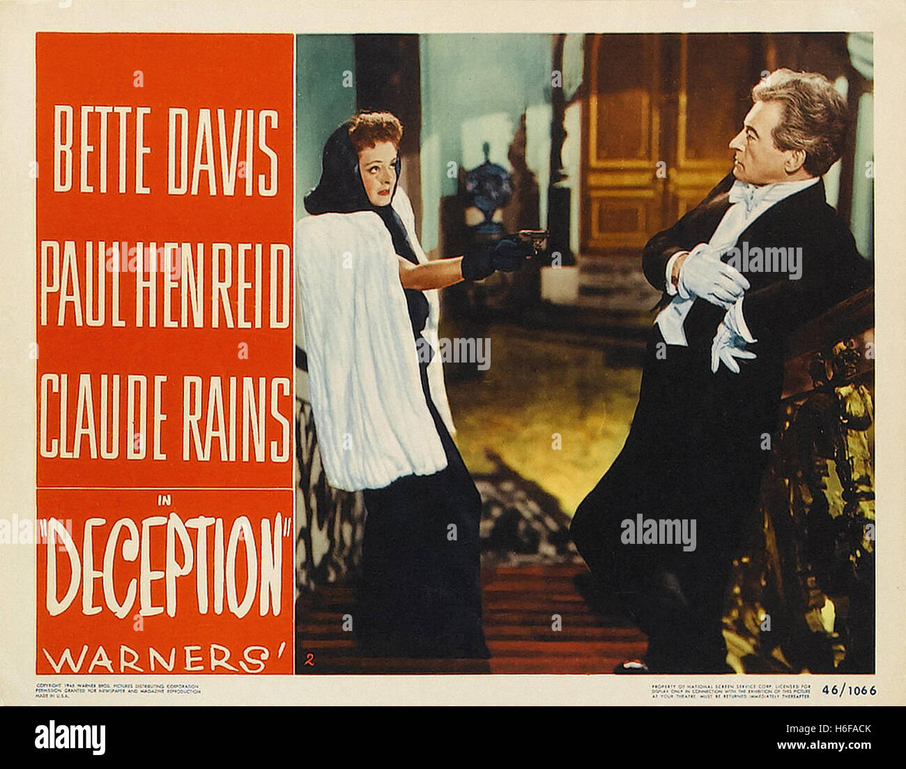 Deception (1946) - Movie Poster Stock Photo - Alamy