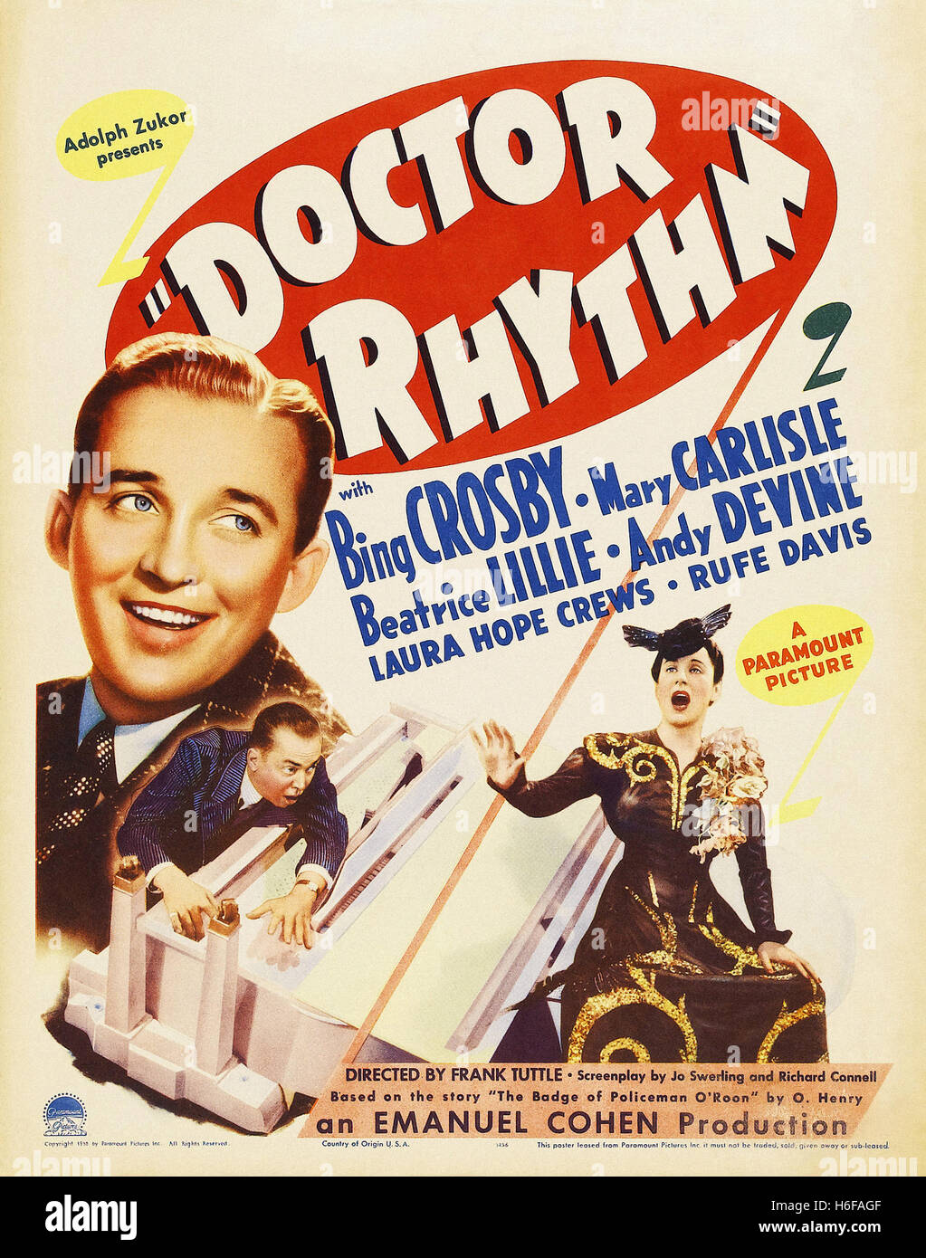 Doctor Rhythm - Movie Poster Stock Photo - Alamy