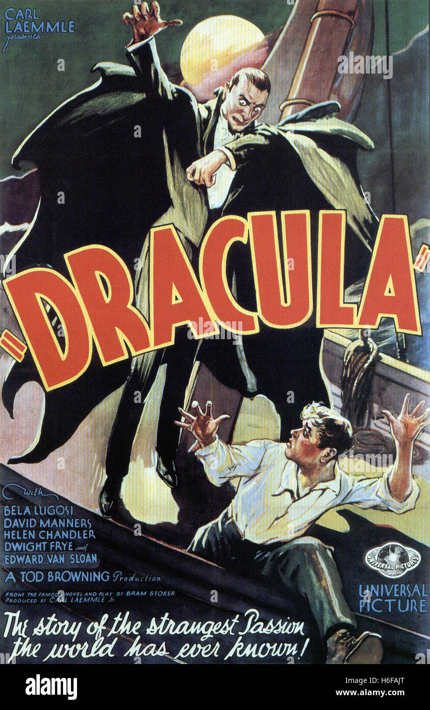 Dracula - Movie Poster Stock Photo - Alamy
