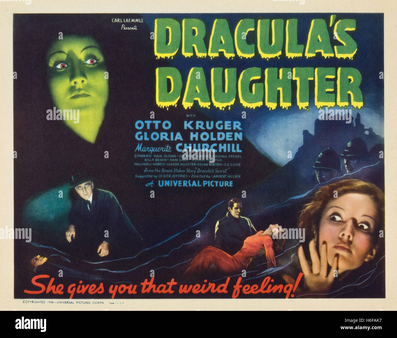 Dracula's Daughter - Movie Poster Stock Photo - Alamy