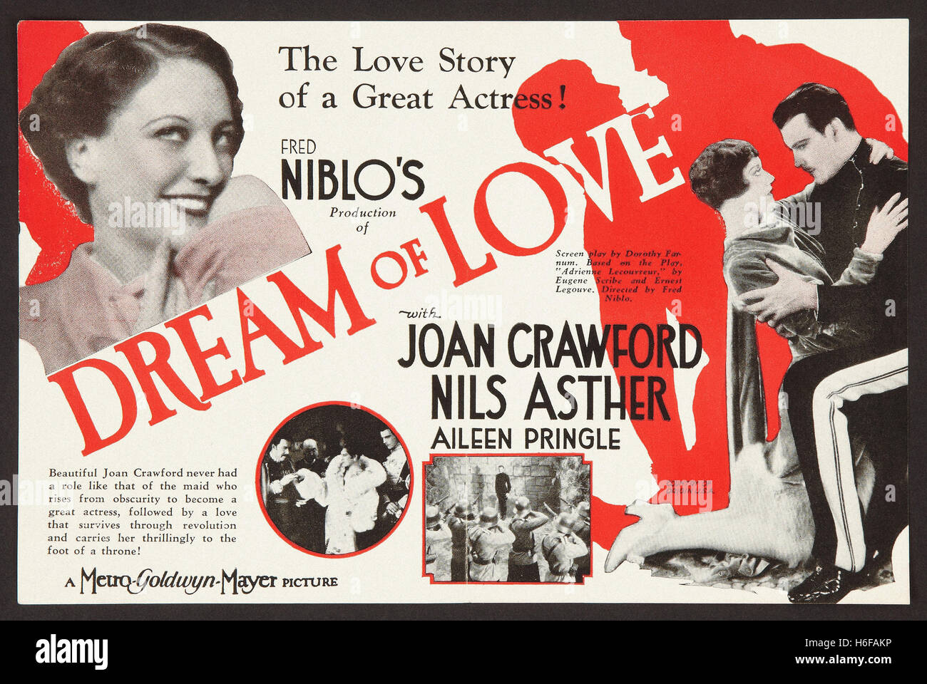 Dream of Love (1928) - Movie Poster Stock Photo - Alamy