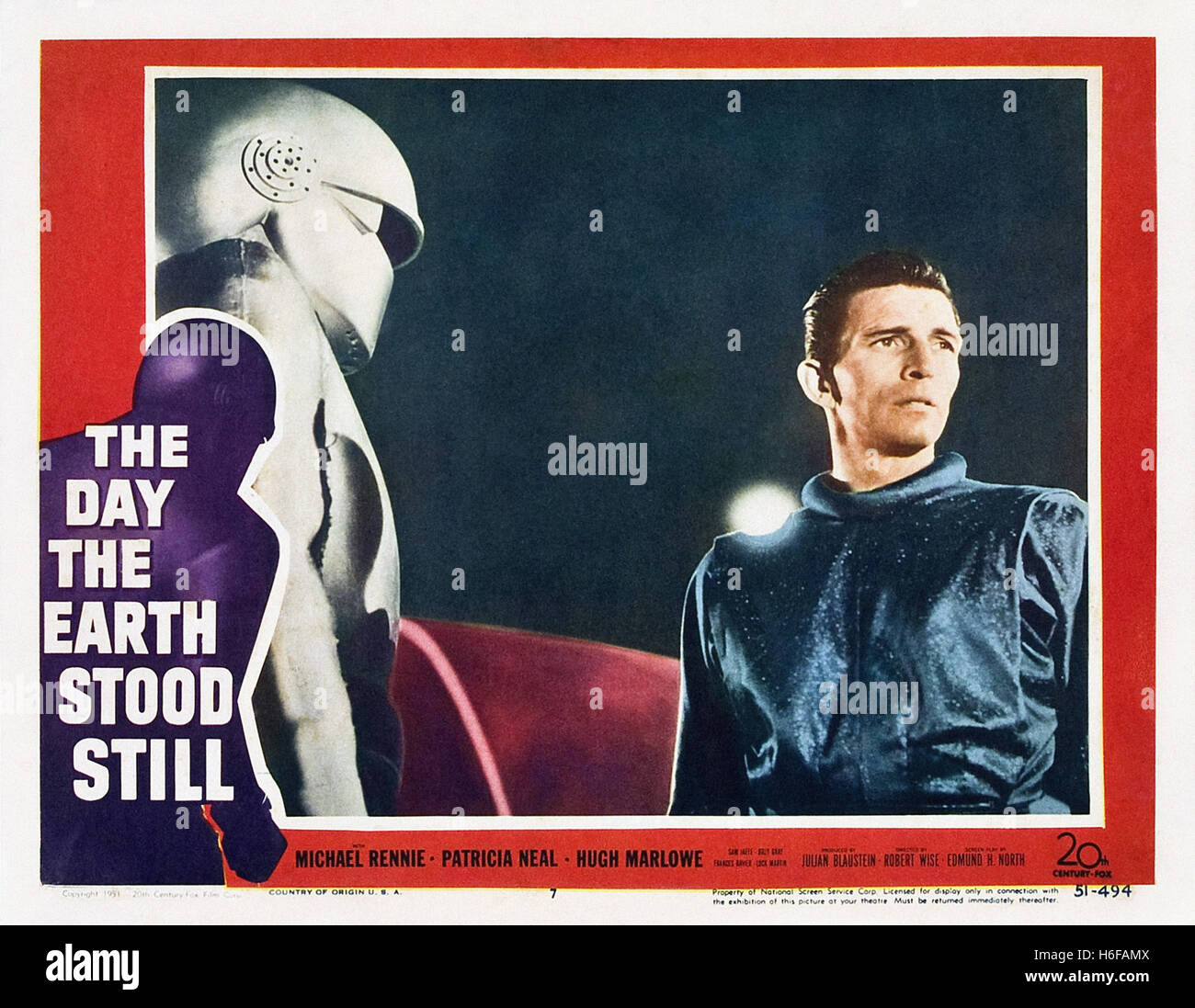 The Day The Earth Stood Still - Movie Poster Stock Photo - Alamy