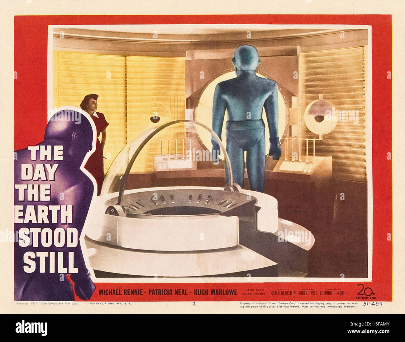 The Day The Earth Stood Still - Movie Poster Stock Photo - Alamy