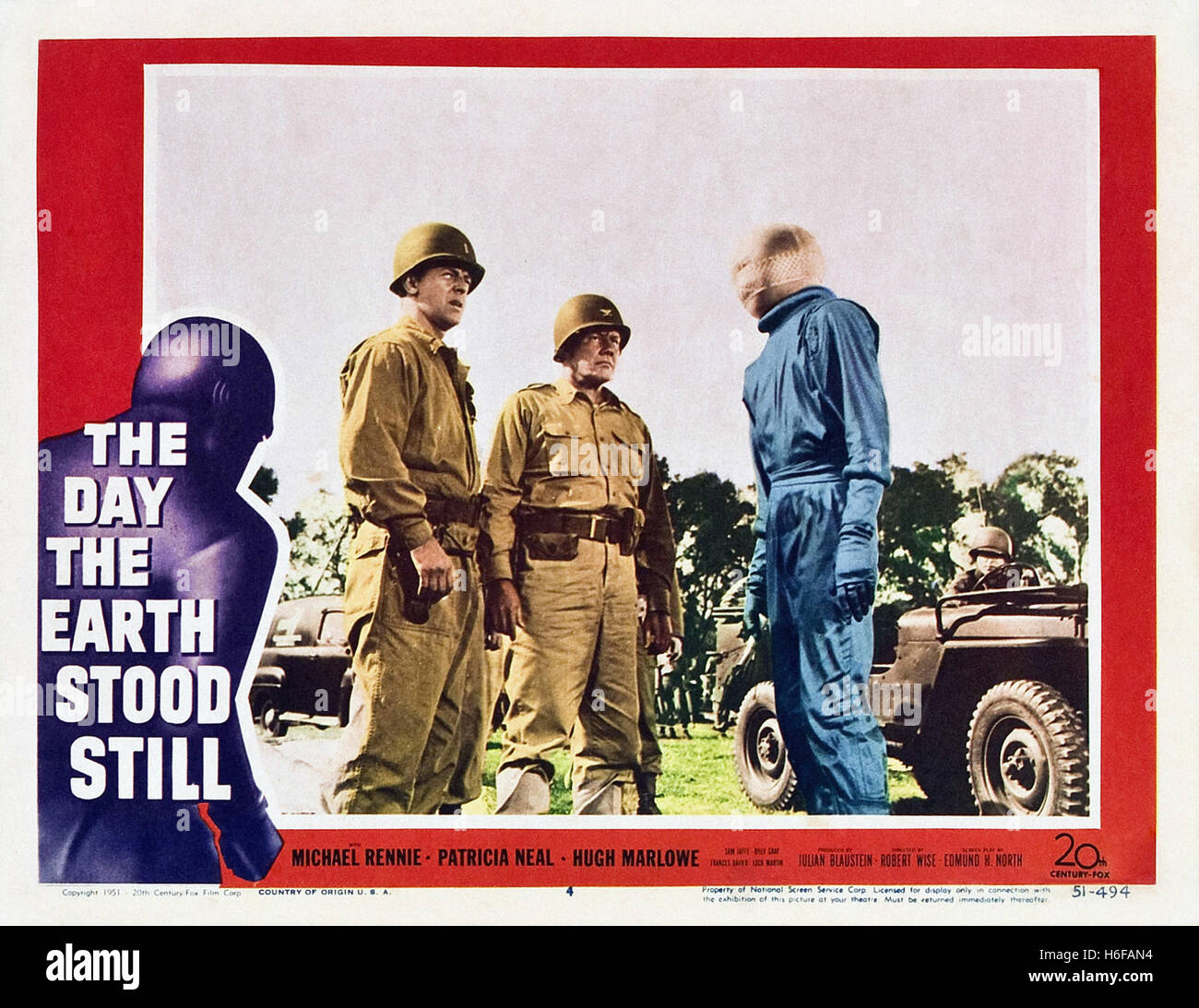 The Day The Earth Stood Still - Movie Poster Stock Photo - Alamy