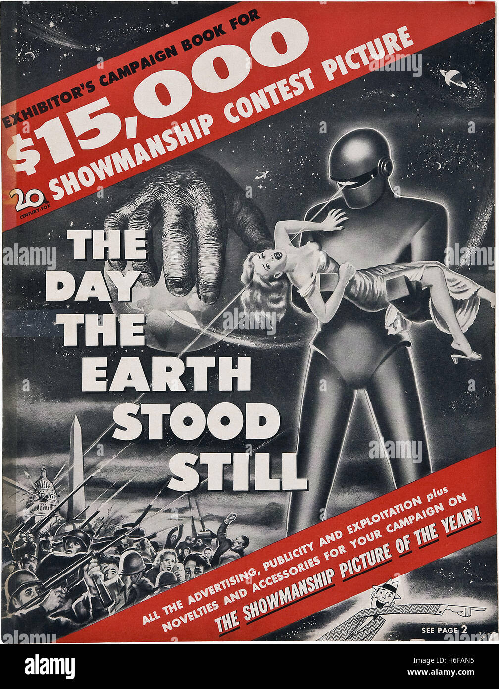The Day The Earth Stood Still - Movie Poster Stock Photo - Alamy
