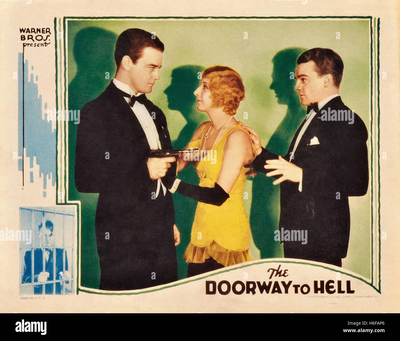 The Doorway to Hell - Movie Poster Stock Photo - Alamy
