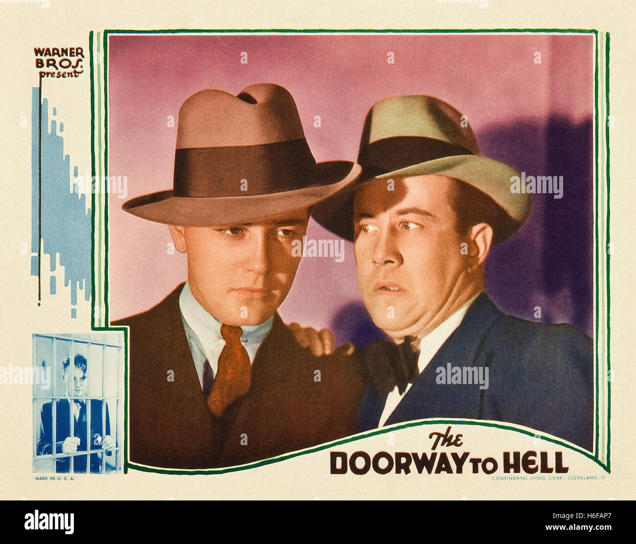 The Doorway to Hell - Movie Poster Stock Photo - Alamy