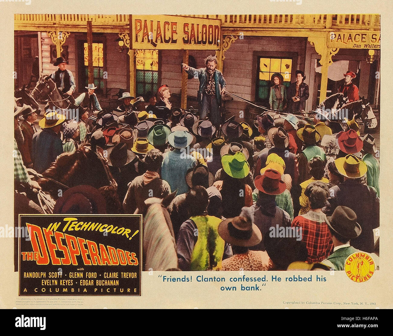 The Desperadoes - Movie Poster Stock Photo - Alamy