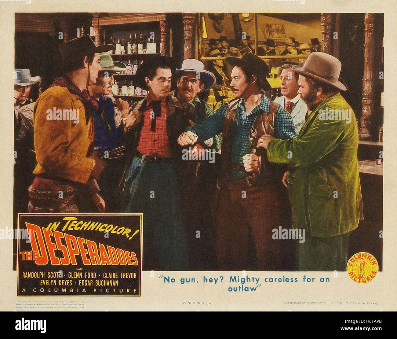 The Desperadoes - Movie Poster Stock Photo - Alamy