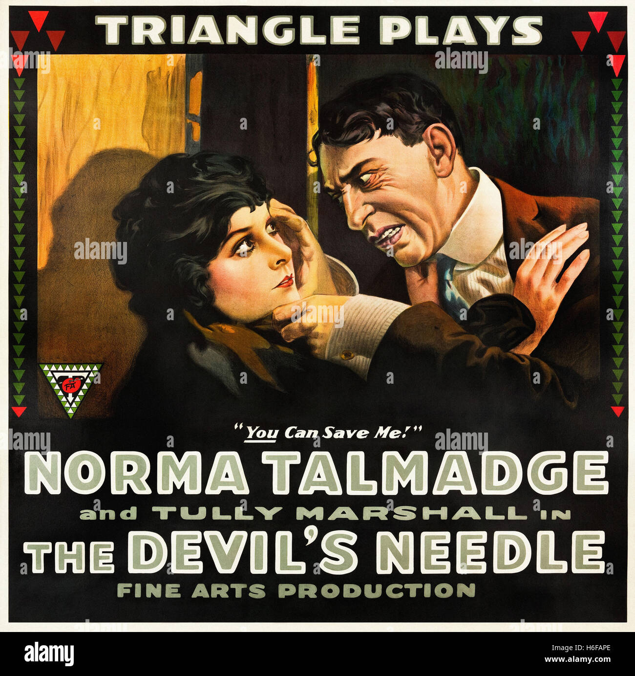 The Devil's Needle - Movie Poster Stock Photo - Alamy