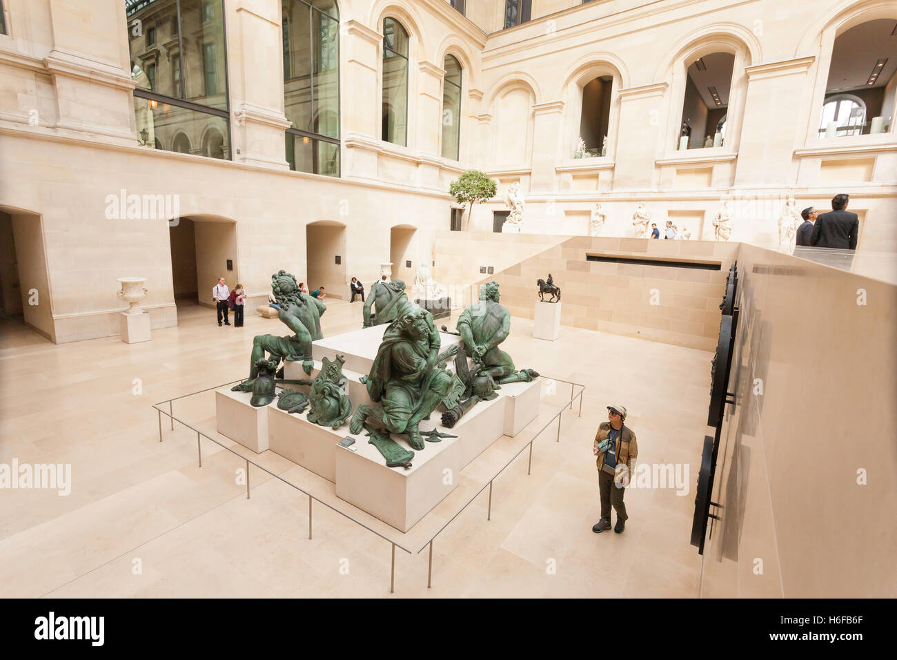 The Louve Art Museum in Paris, France, Europe Stock Photo - Alamy