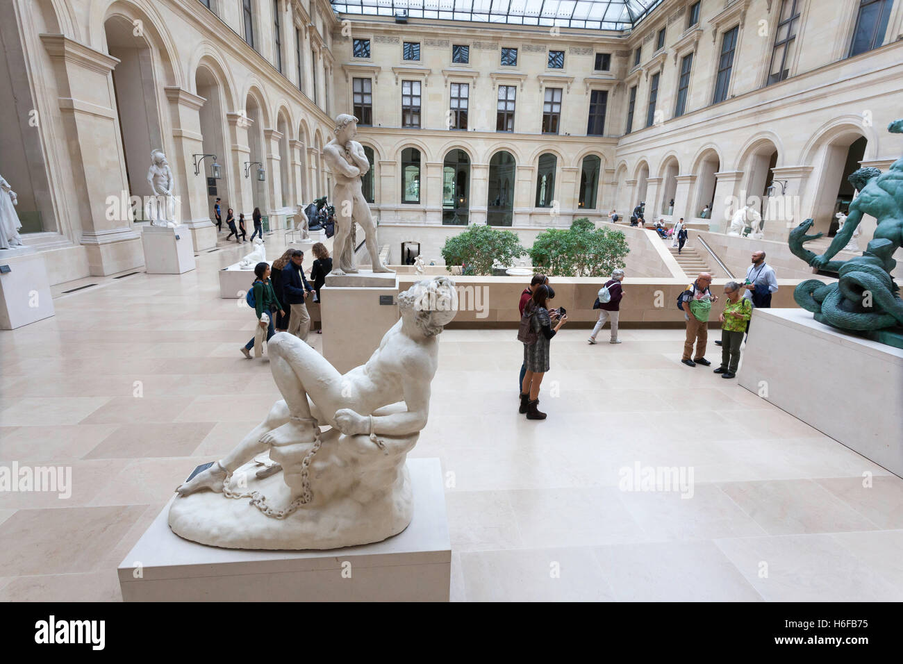 The Louve Art Museum in Paris, France, Europe Stock Photo - Alamy