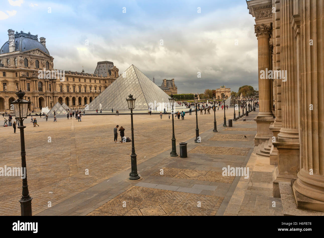 The Louve Art Museum in Paris, France, Europe Stock Photo - Alamy