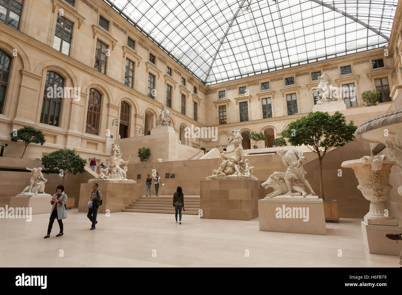 The Louve Art Museum in Paris, France, Europe Stock Photo - Alamy