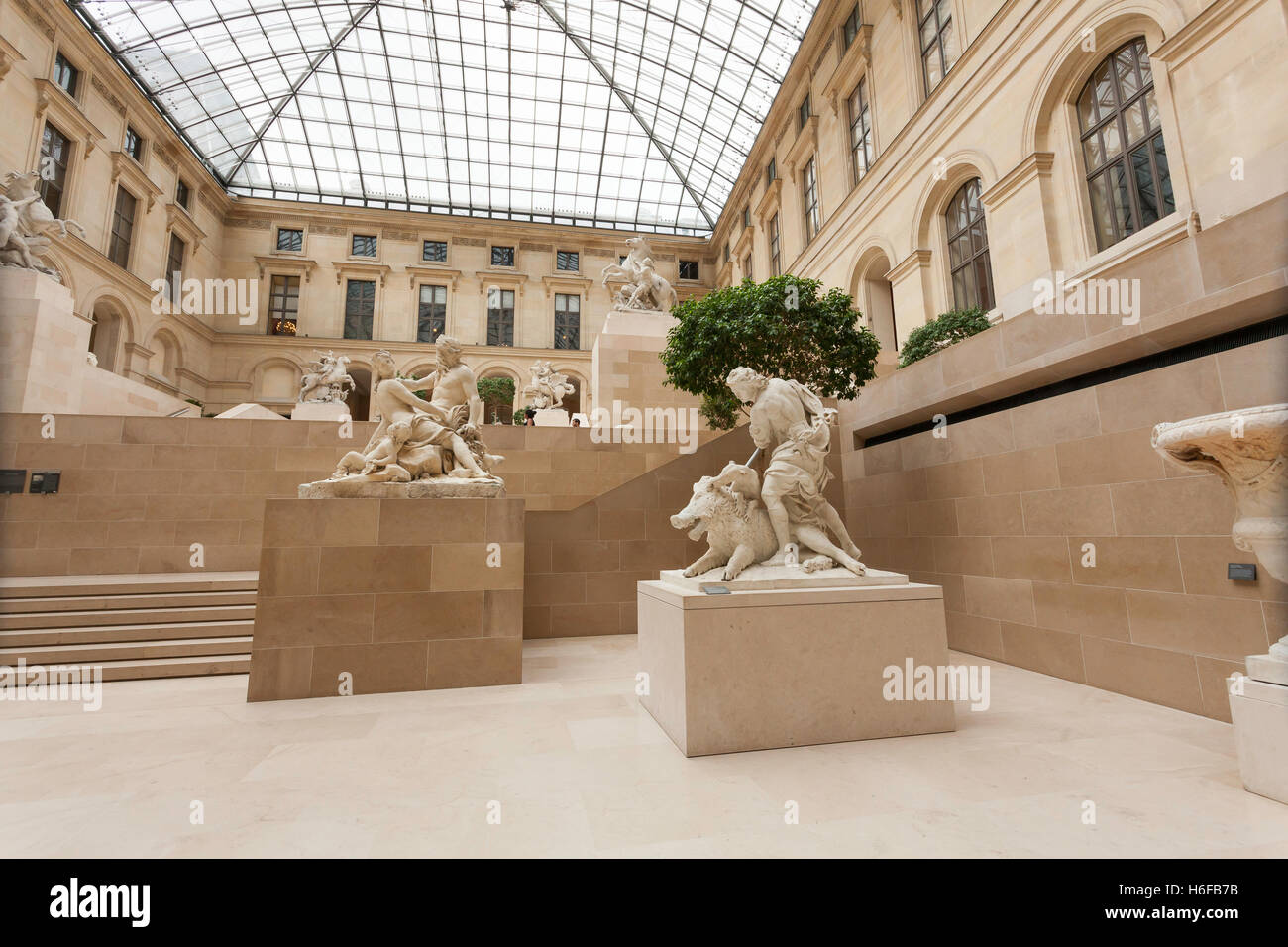 The Louve Art Museum in Paris, France, Europe Stock Photo - Alamy