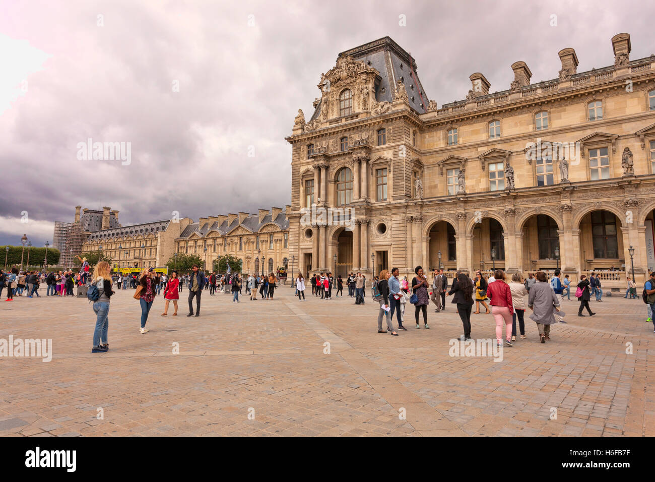 The Louve Art Museum in Paris, France, Europe Stock Photo - Alamy