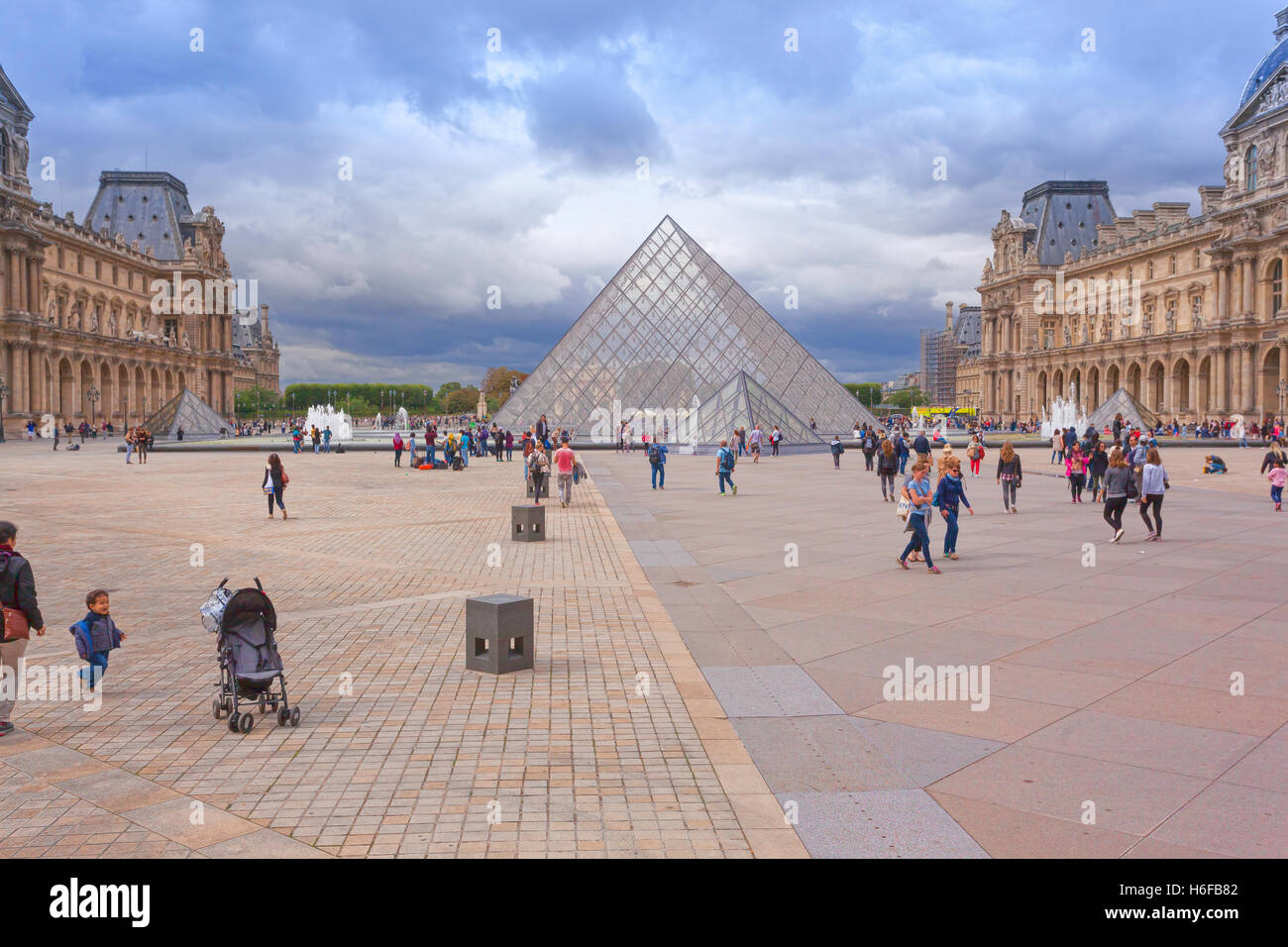 The Louve Art Museum in Paris, France, Europe Stock Photo - Alamy